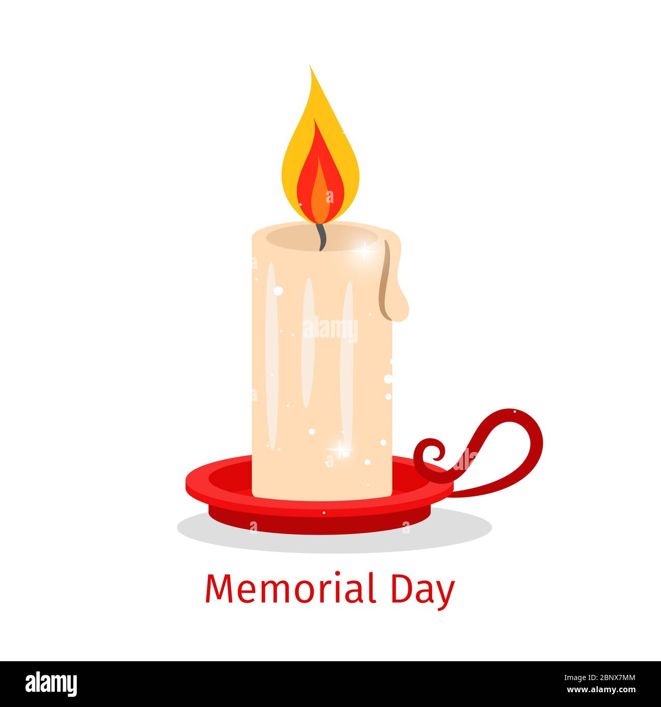 Memorial day candles Stock Vector Images - Alamy