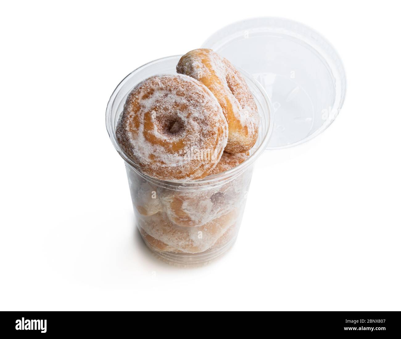 Fresh sweet mini doughnuts Cut Out Stock Images & Pictures - Alamy