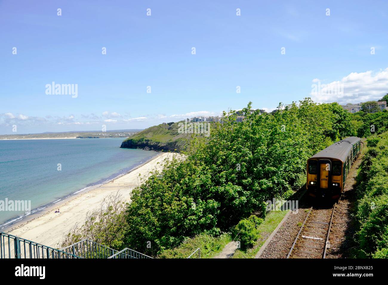 Train track st ives hi-res stock photography and images - Alamy