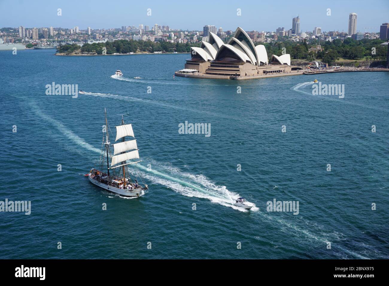 Sydney Opera House, designed by John Utzon,Sydney Australia Stock Photo ...