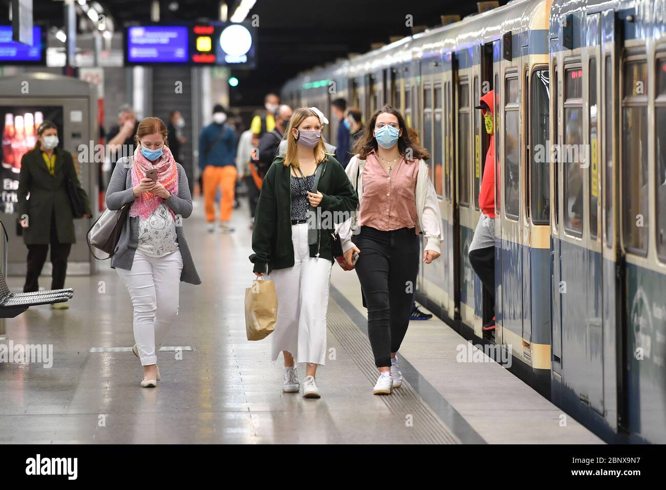 The Train All Wear Masks. 16th May, 2020. Mask requirement in local ...