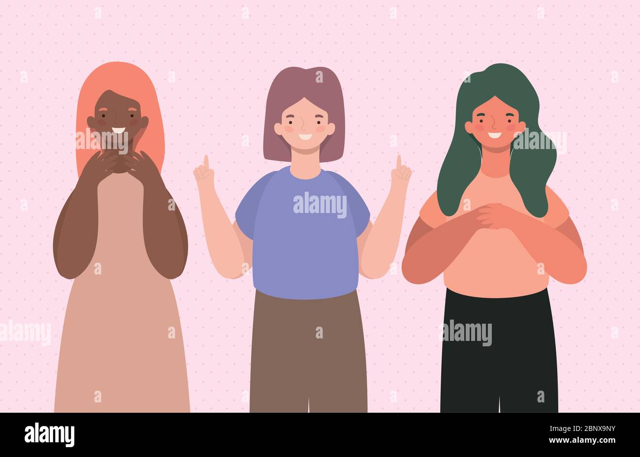 happy women cartoons vector design Stock Vector Image & Art - Alamy