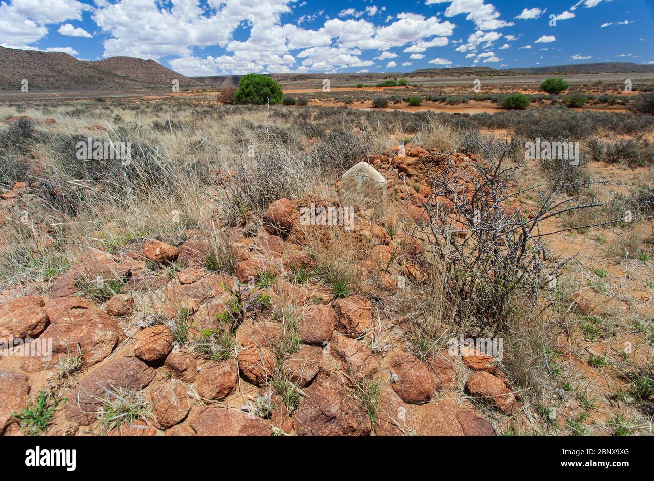 Farmers Grave, Sheep Farm, The Karoo, South Africa Stock Photo - Alamy