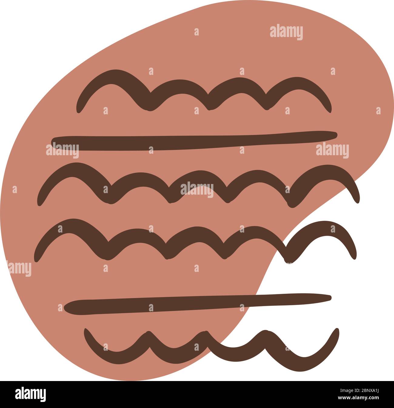 waves boho block organic style Stock Vector Image & Art - Alamy