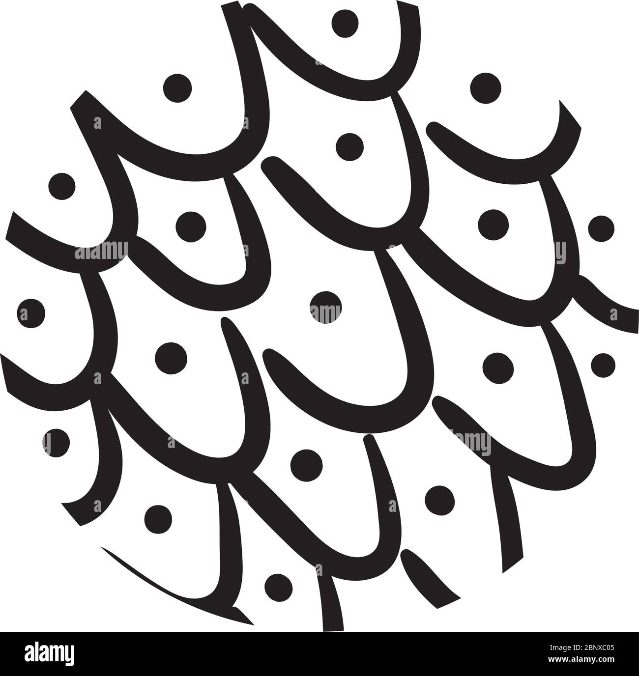 Repeating organic forms Stock Vector Images - Alamy