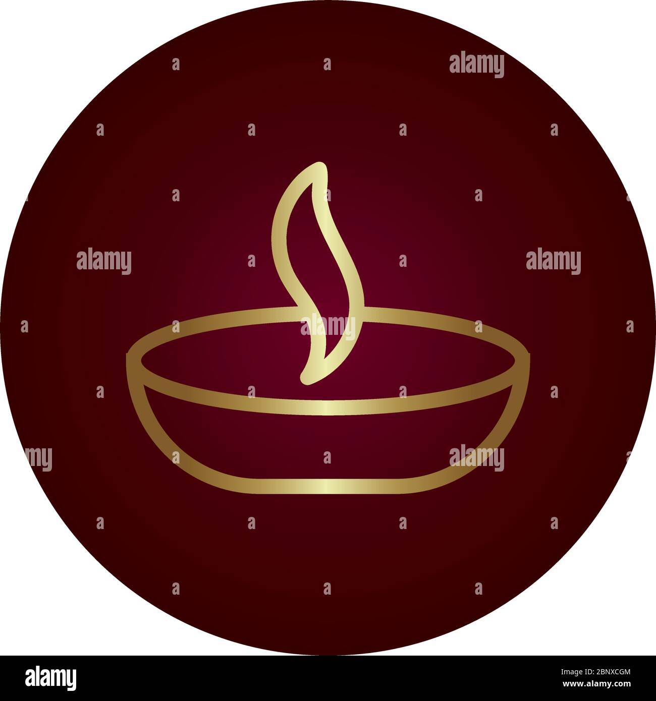 candle fire flame block gradient style Stock Vector Image & Art - Alamy