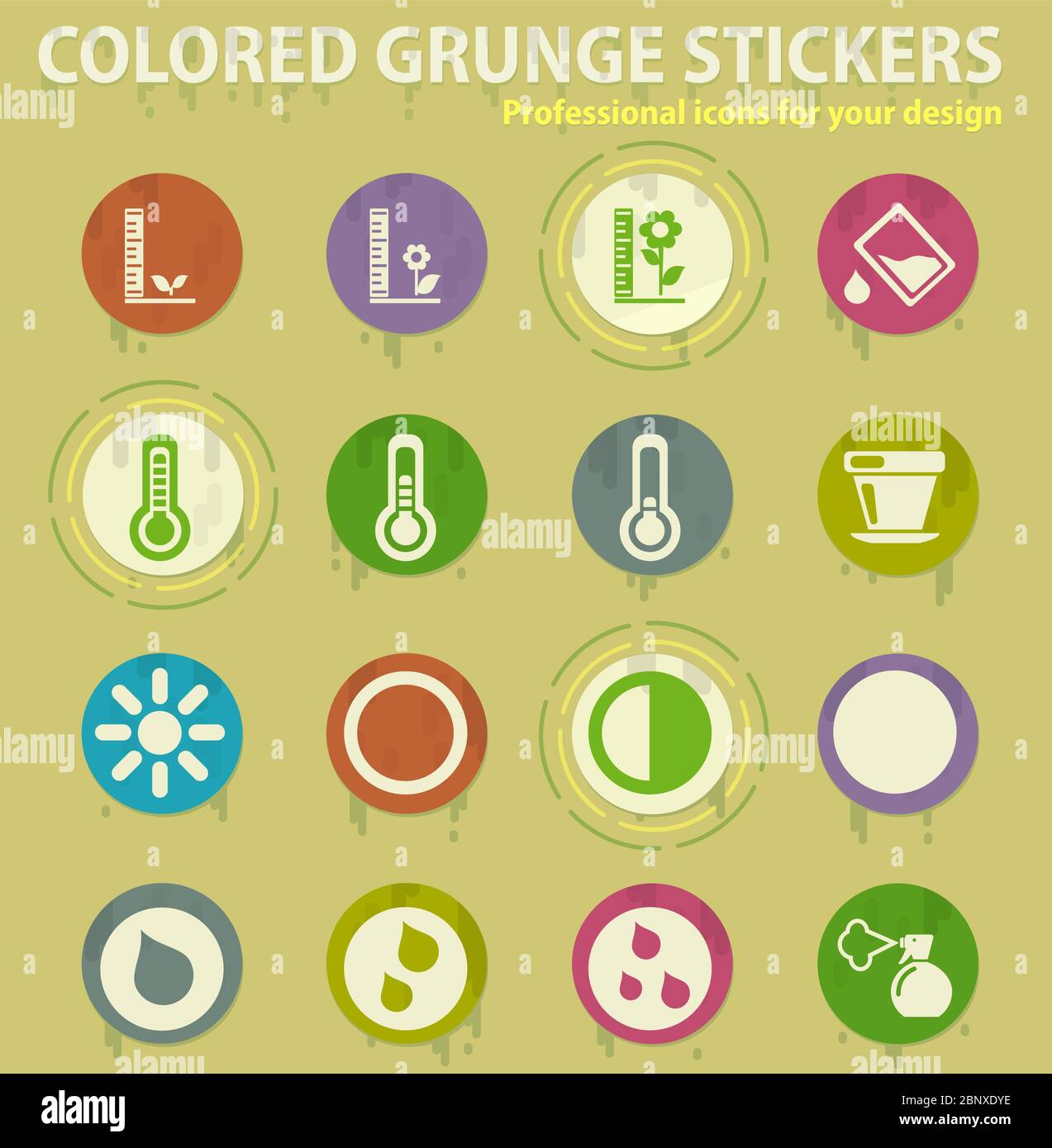 Plant Growing Sign Silhouette Icons Stock Vector Image & Art - Alamy