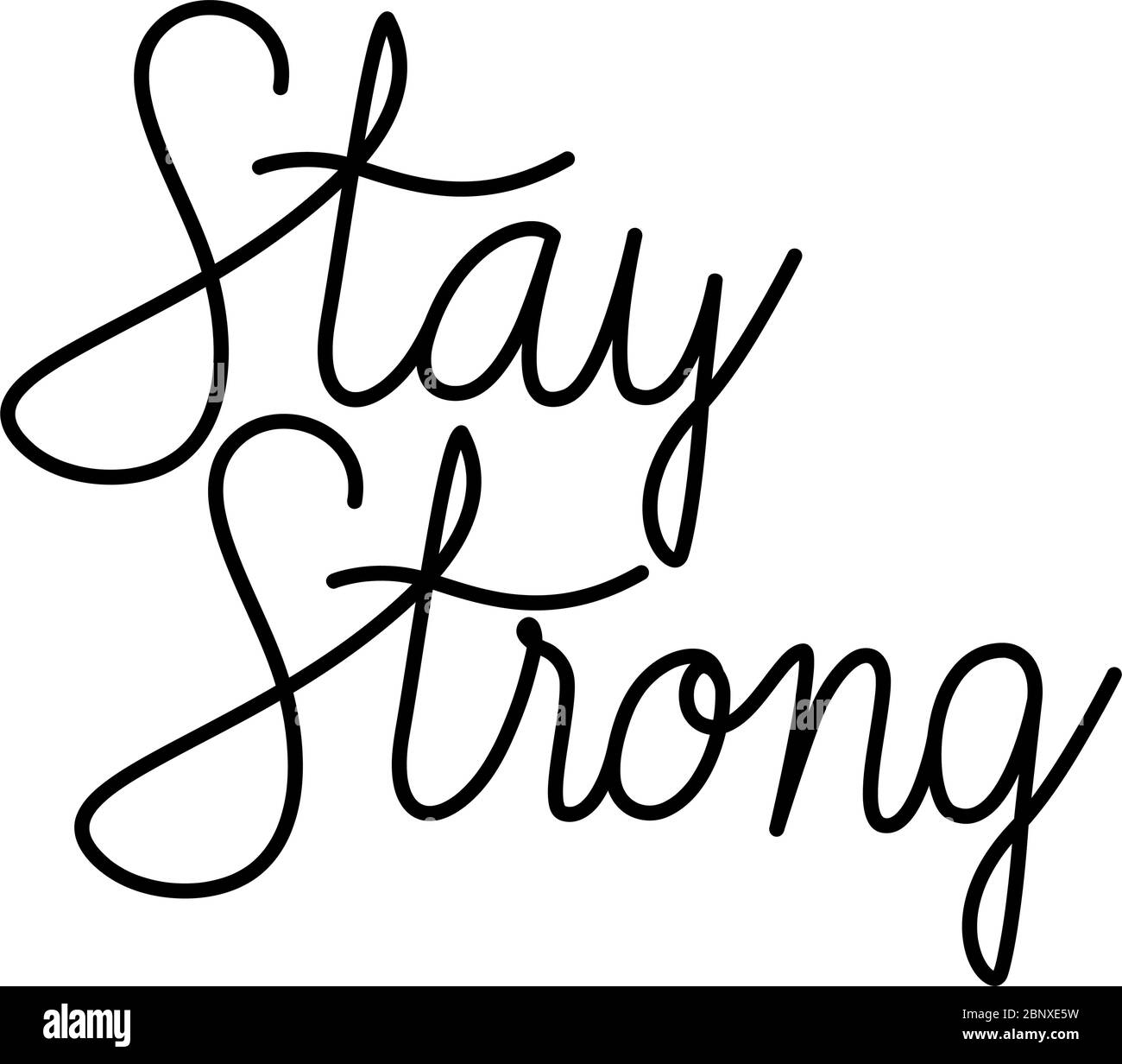 Stay strong text vector design Stock Vector Image & Art - Alamy