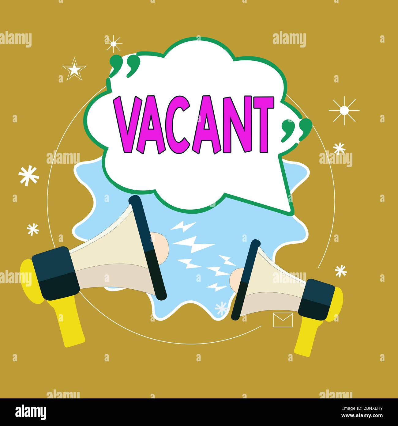 Text sign showing Vacant. Business photo text lacking contents which ...