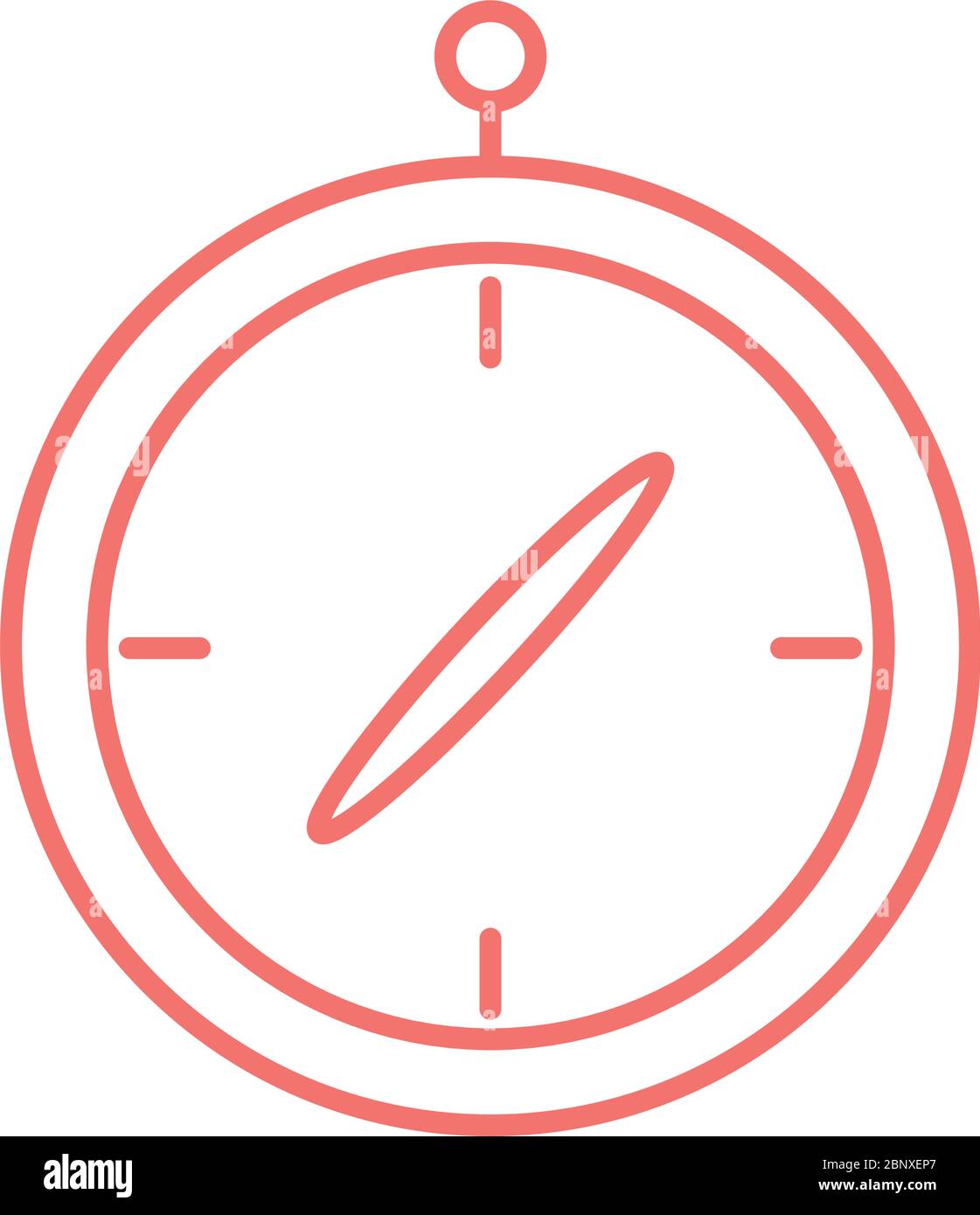 Isolated chronometer line style icon vector design Stock Vector Image & Art - Alamy