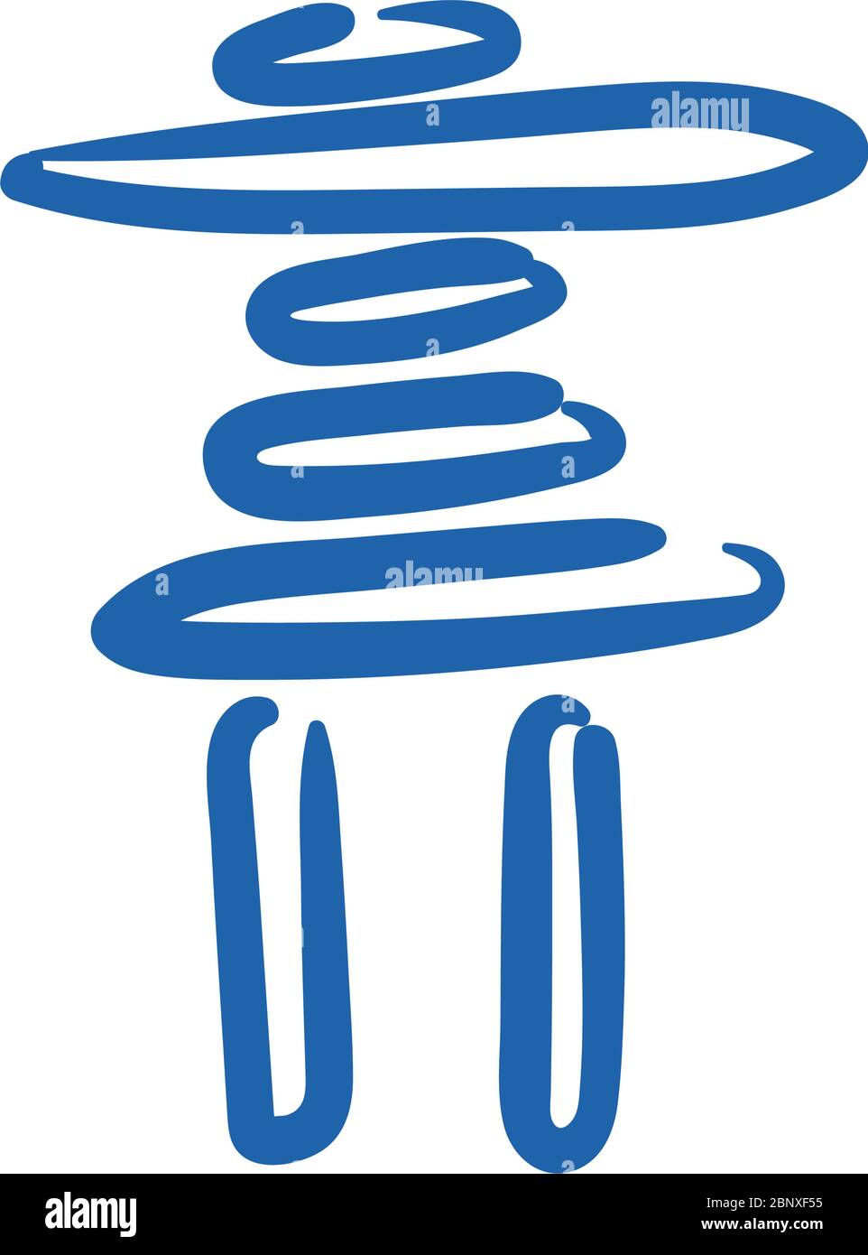 wooden canadian statue hand draw style Stock Vector Image & Art - Alamy