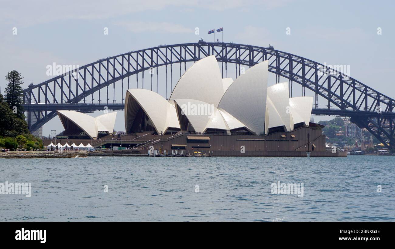 Sydney Opera House, designed by John Utzon,Sydney Australia Stock Photo ...