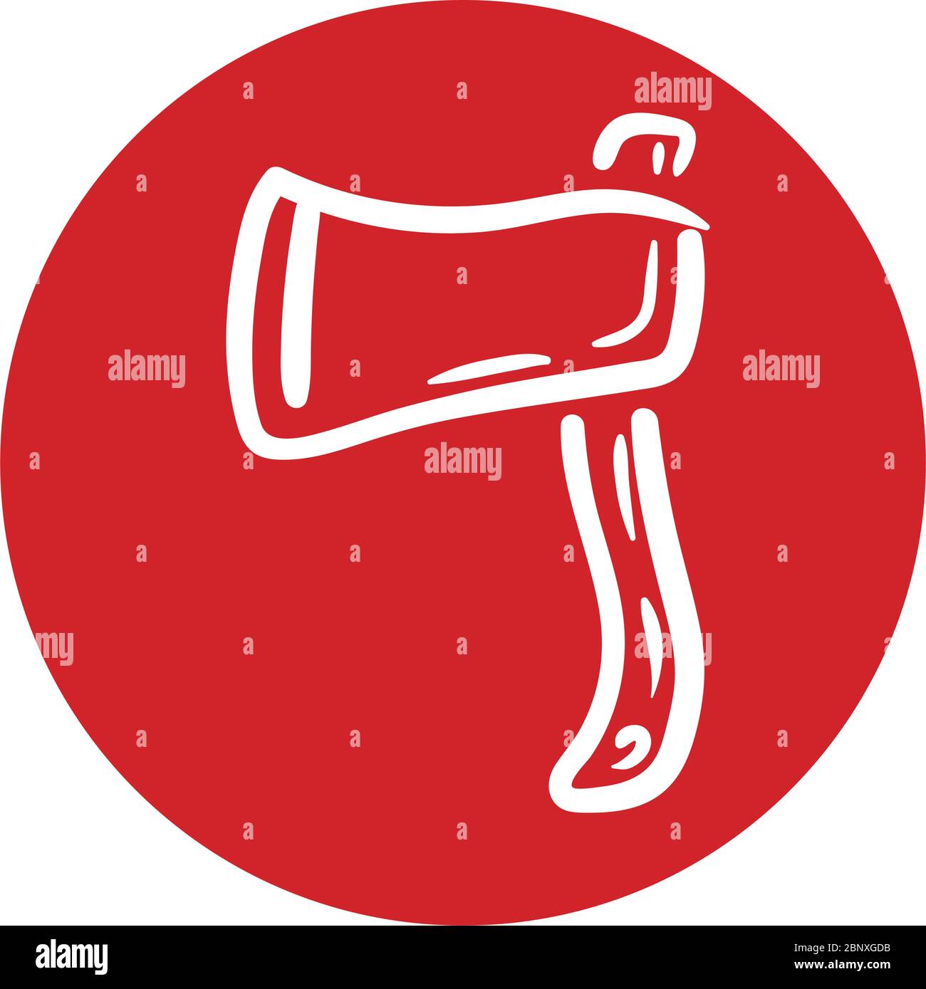 ax weapon block style icon Stock Vector Image & Art - Alamy