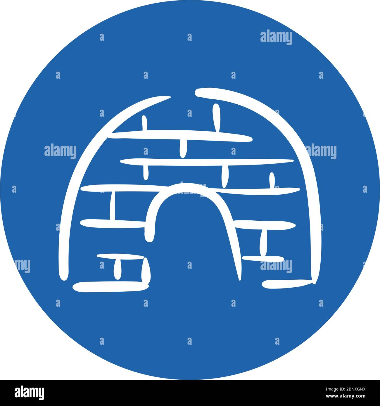 igloo ice block style icon Stock Vector Image & Art - Alamy