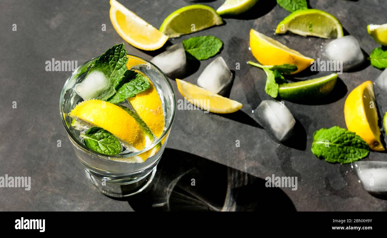 Refreshing iced drink Stock Photo - Alamy