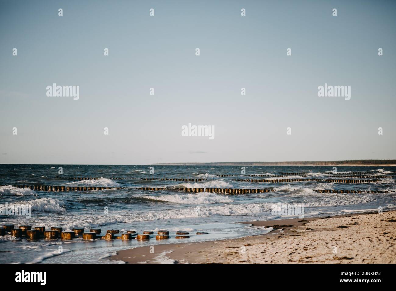 Wooden columns in water hi-res stock photography and images - Alamy