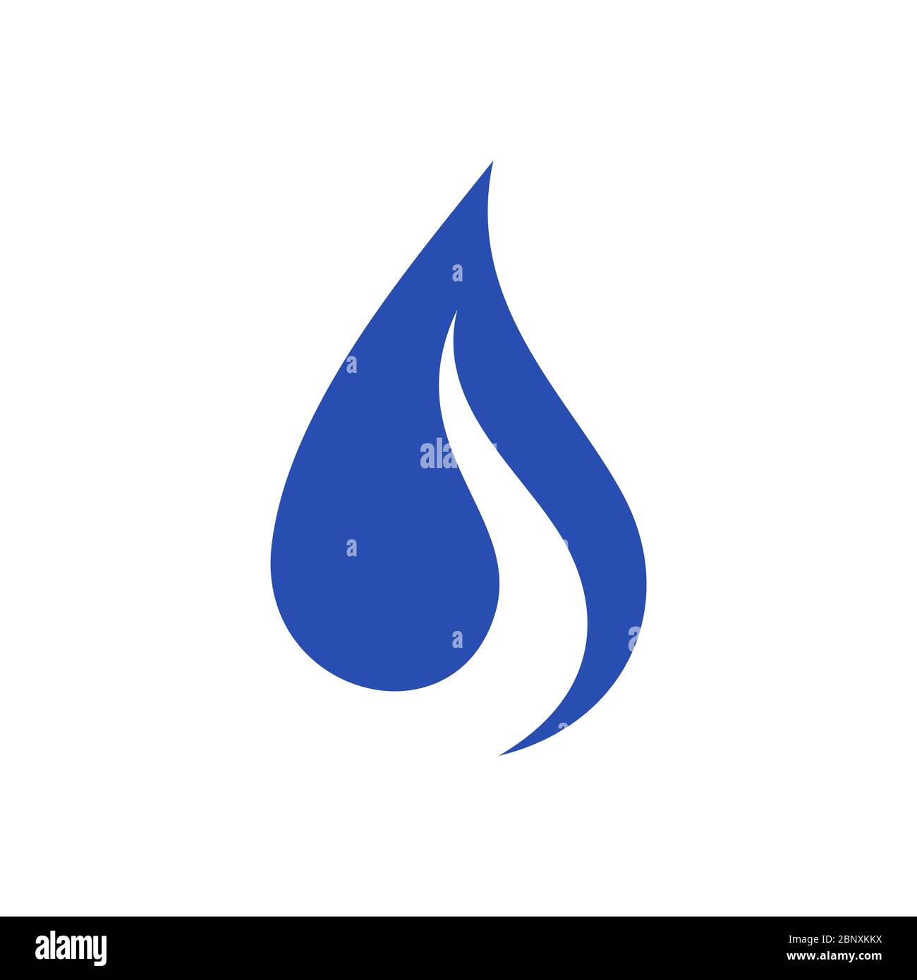 flame and Droplet Logo Template. Drop Water Icon. Illustration Design ...