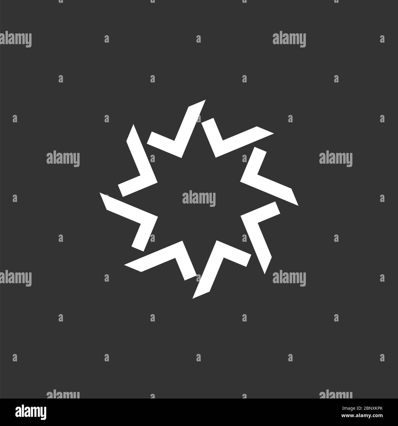 Check Mark Star Logo Template Illustration Design. Vector EPS 10 Stock ...