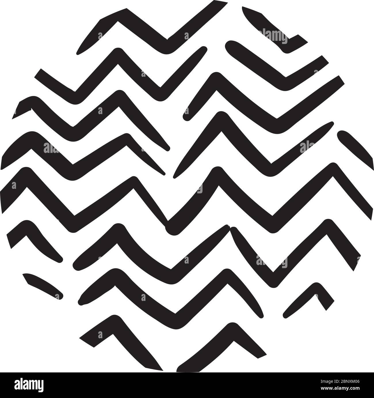 Silhouette pattern zig zag texture hi-res stock photography and images ...