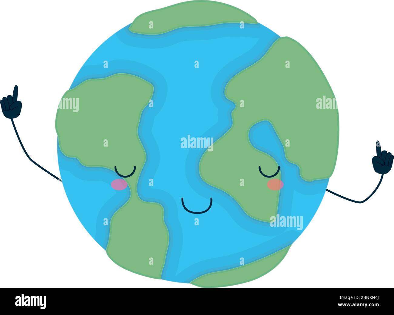 Kawaii world sphere cartoon vector design Stock Vector Image & Art - Alamy