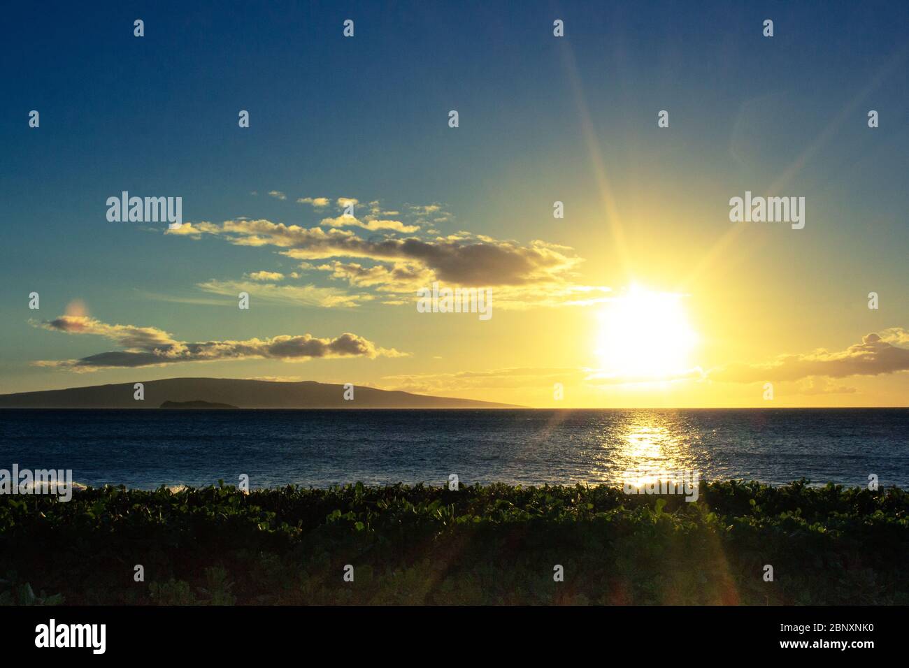 High Res Hawaii Sun Sets