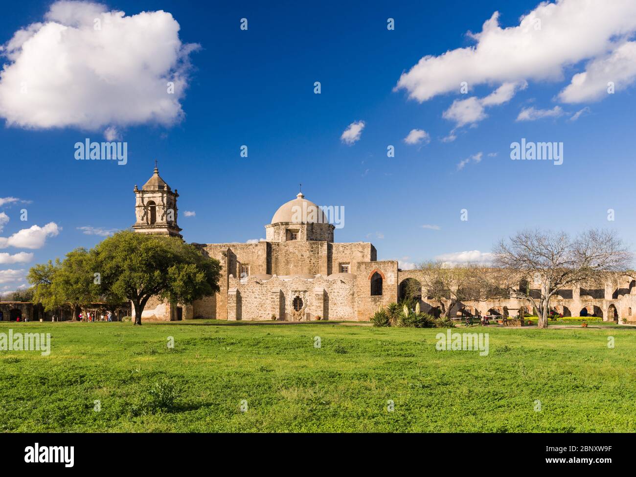 San Jose Mission, Texas Stock Photo - Alamy