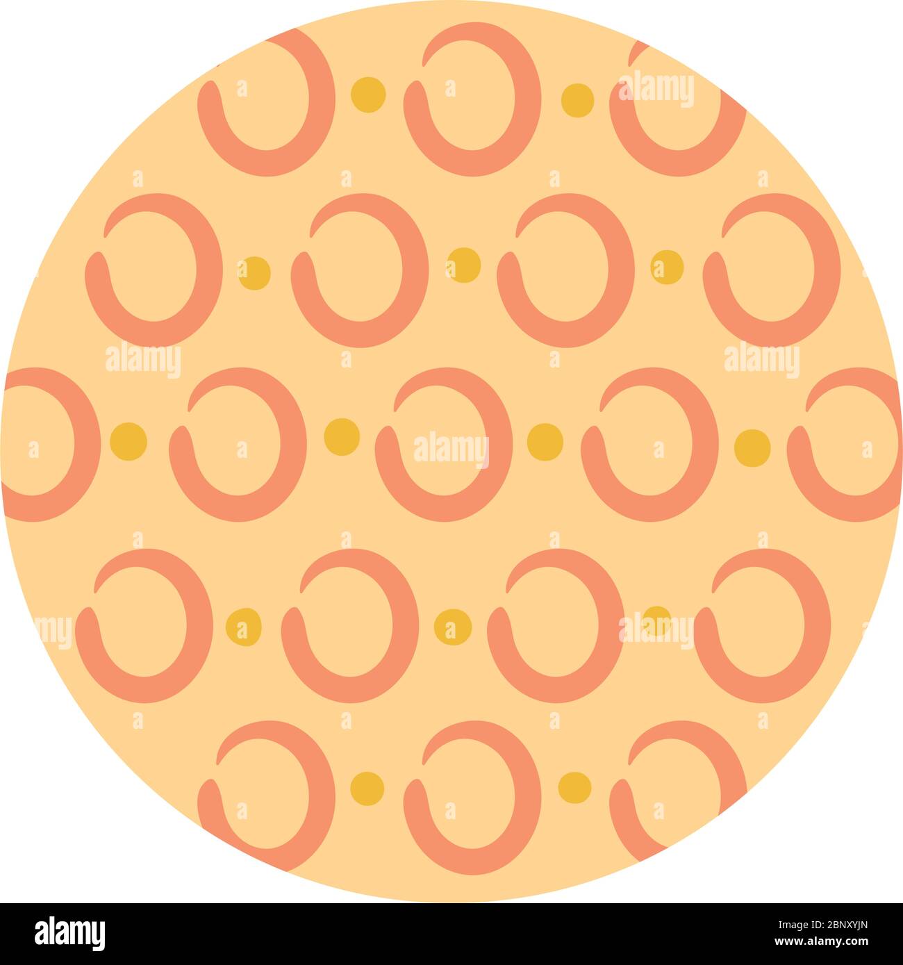 circles organic pattern block style Stock Vector Image & Art - Alamy