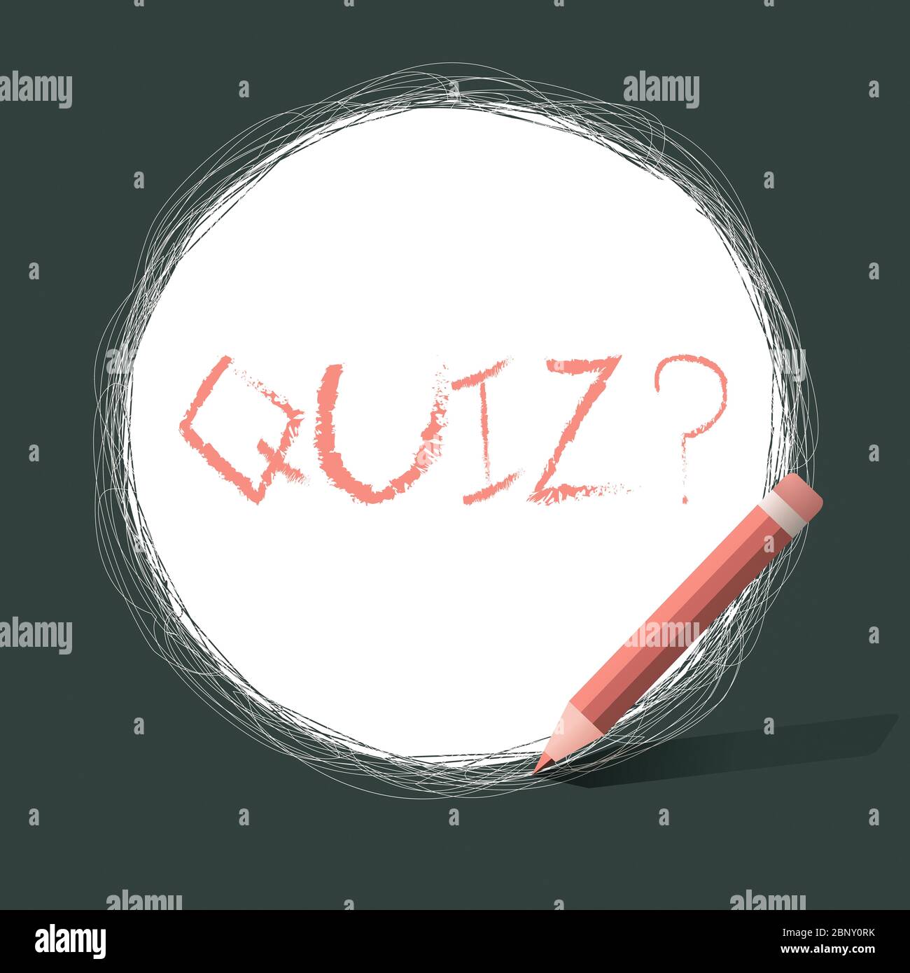 Writing note showing Quiz Question. Business concept for test of ...