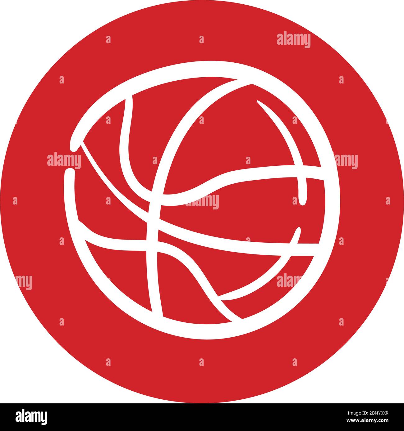 basketball balloon block style icon Stock Vector Image & Art - Alamy