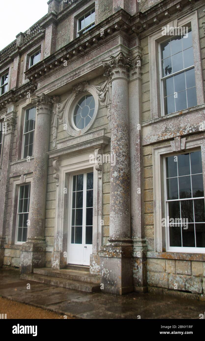 Appuldurcombe House east elevation detail Stock Photo - Alamy