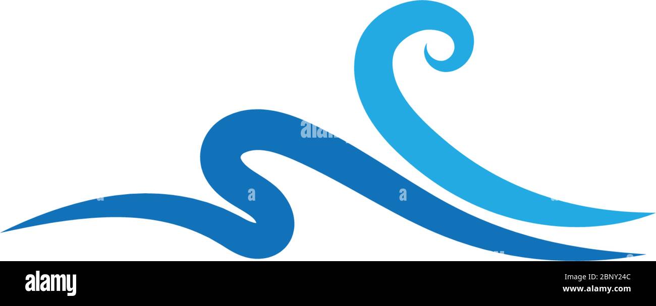 Wave logo concept icon illustration Stock Vector Image & Art - Alamy