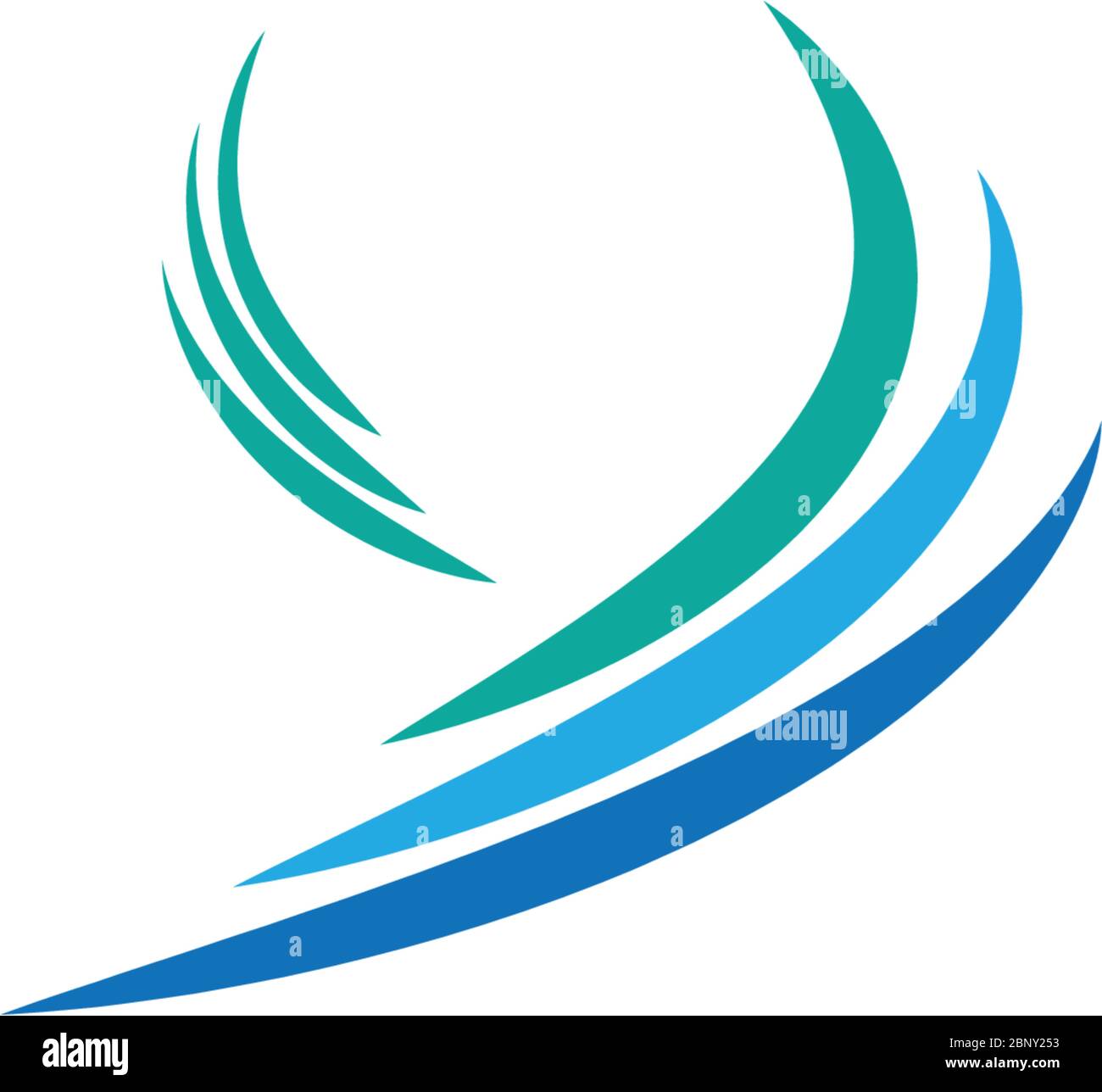 Wave logo concept icon illustration Stock Vector Image & Art - Alamy