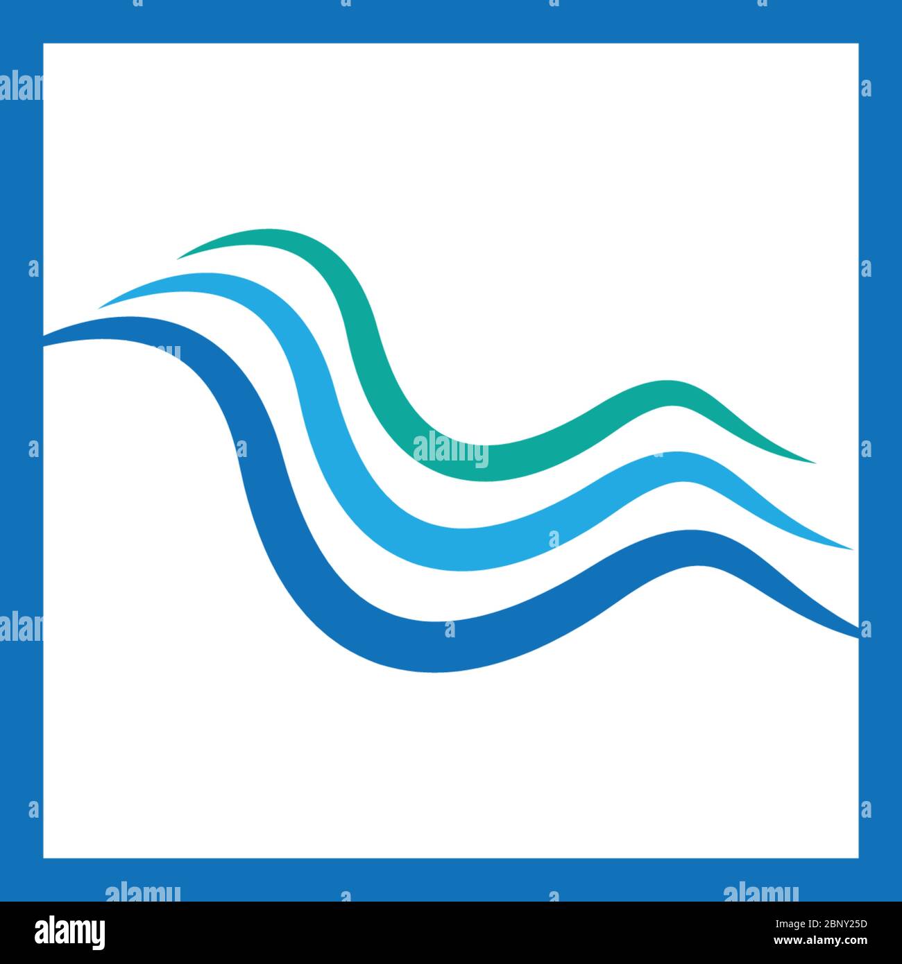 Wave logo concept icon illustration Stock Vector Image & Art - Alamy