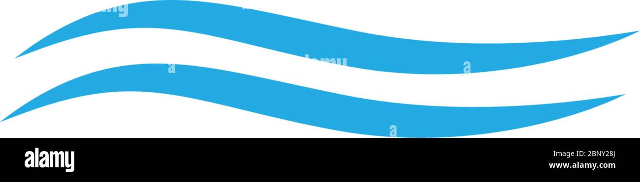 Wave logo concept icon illustration Stock Vector Image & Art - Alamy