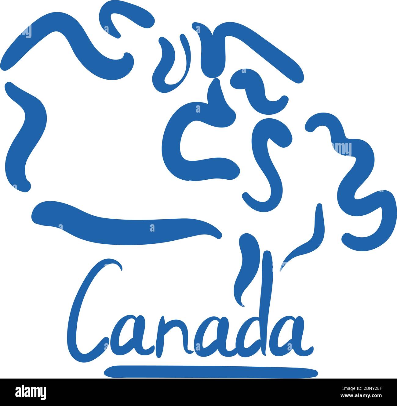 canada word lettering hand draw style Stock Vector Image & Art - Alamy