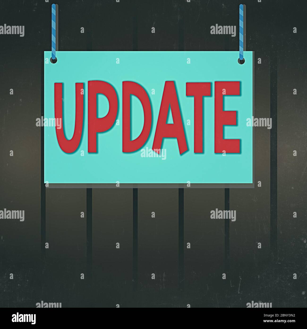 Writing note showing Update. Business concept for Make something more modern Adding new facts ...