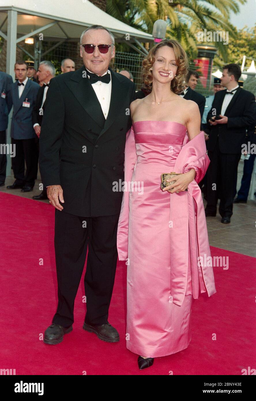 CANNES, FRANCE. May 1997: Actor Dennis Hopper & wife Victoria Duffy at ...