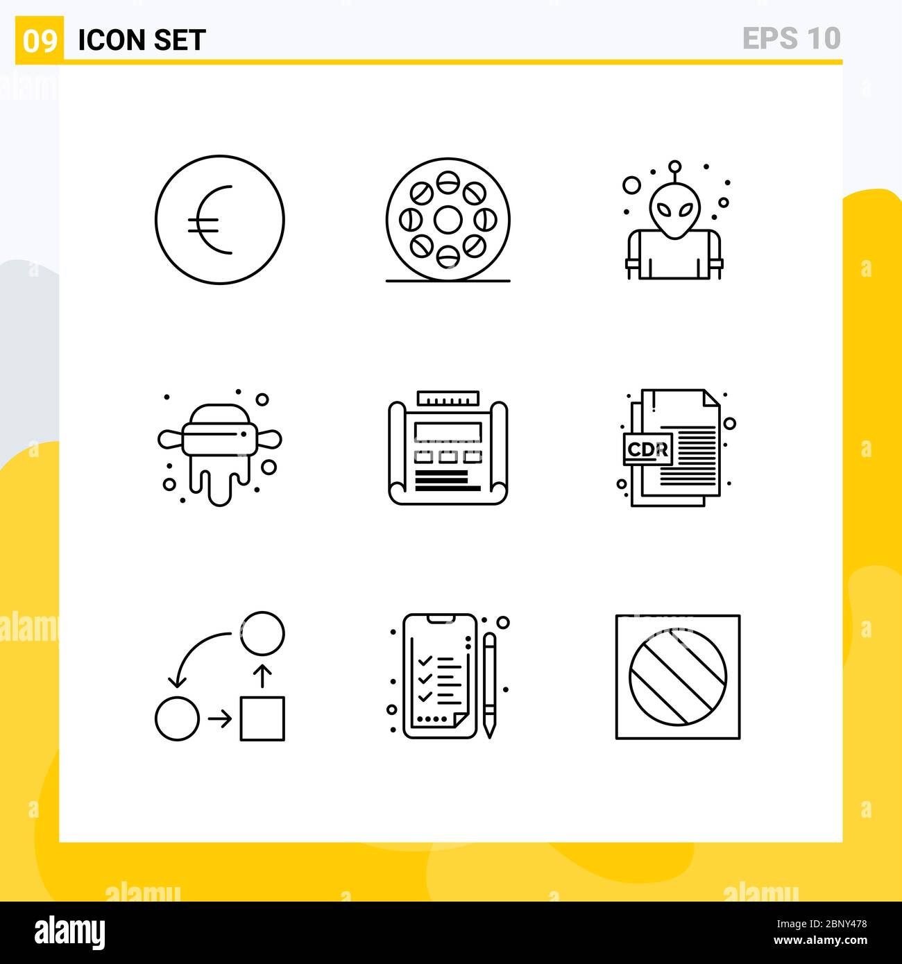 Cdr file Stock Vector Images - Alamy