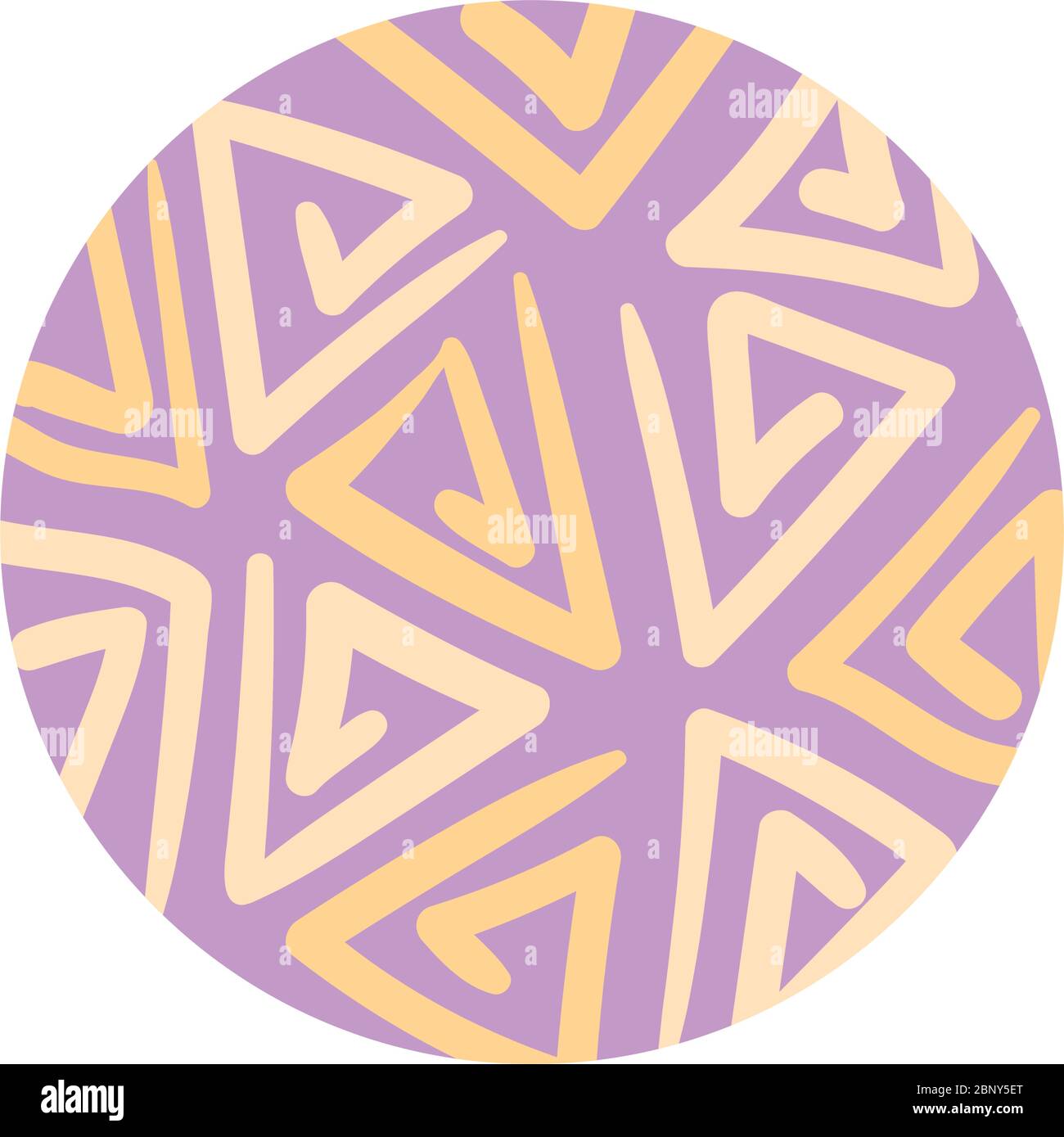 triangles organic pattern block style Stock Vector Image & Art - Alamy