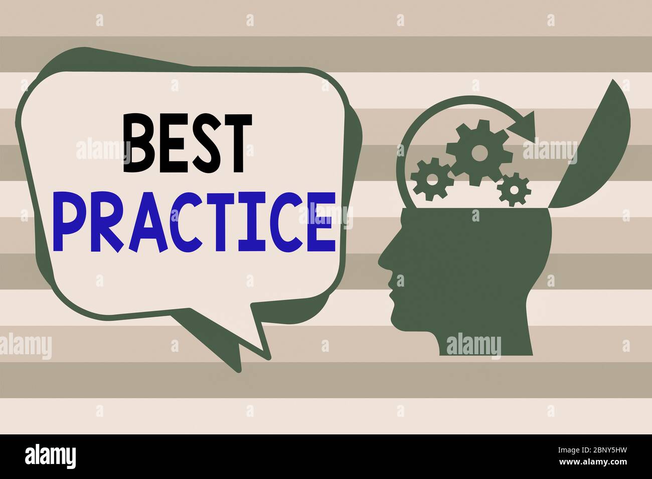 Conceptual hand writing showing Best Practice. Concept meaning ...