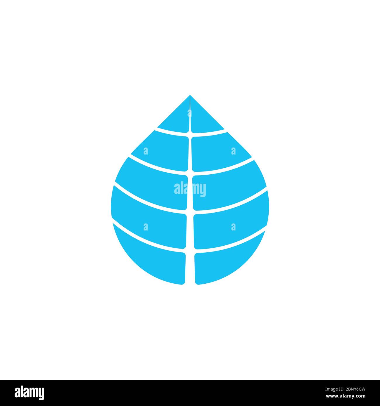 simple curves drop water simple stripes logo vector Stock Vector Image ...