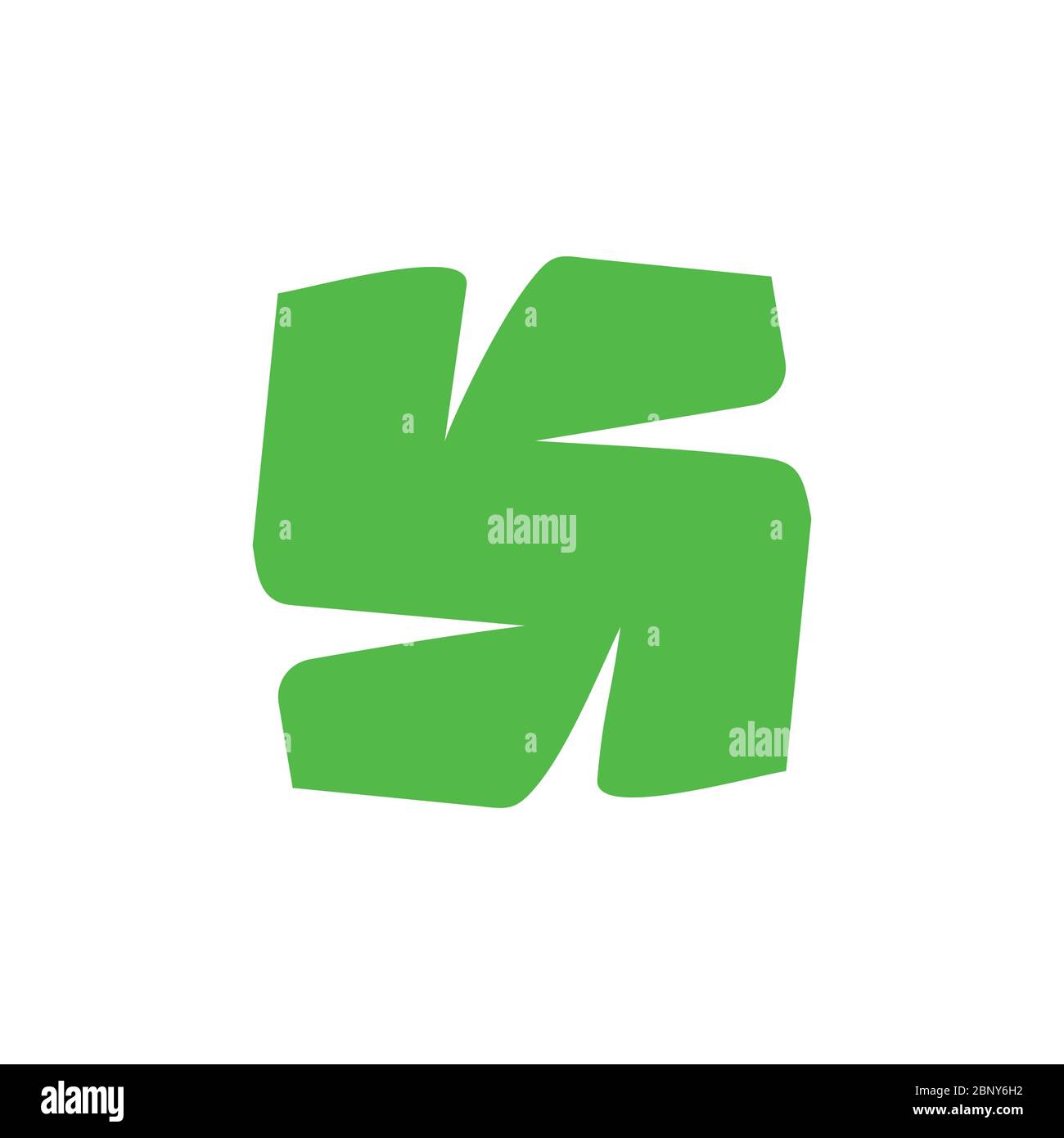 abstract letter s square geometric logo vector Stock Vector Image & Art ...