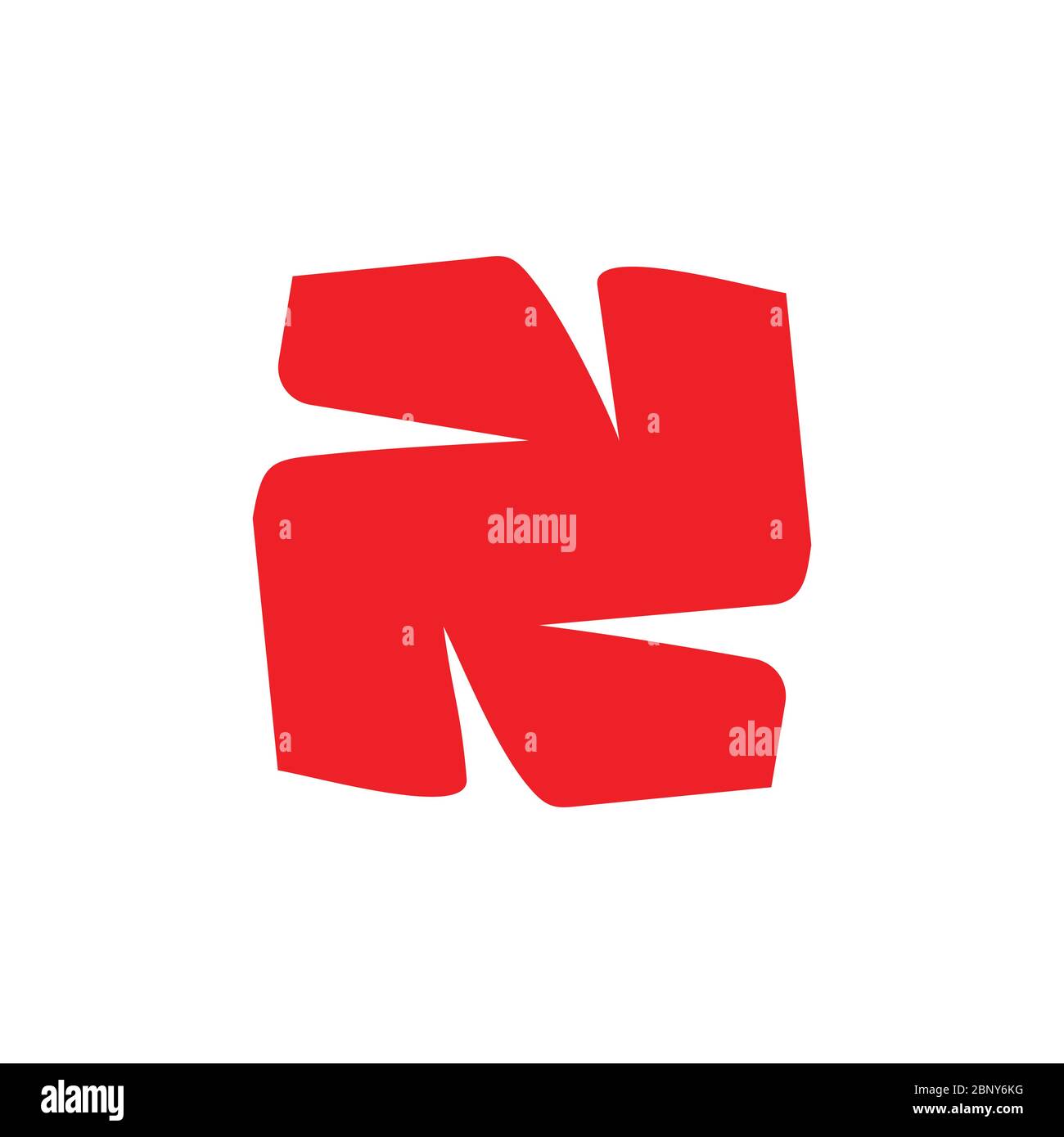 square simple abstract geometric logo vector Stock Vector Image & Art ...