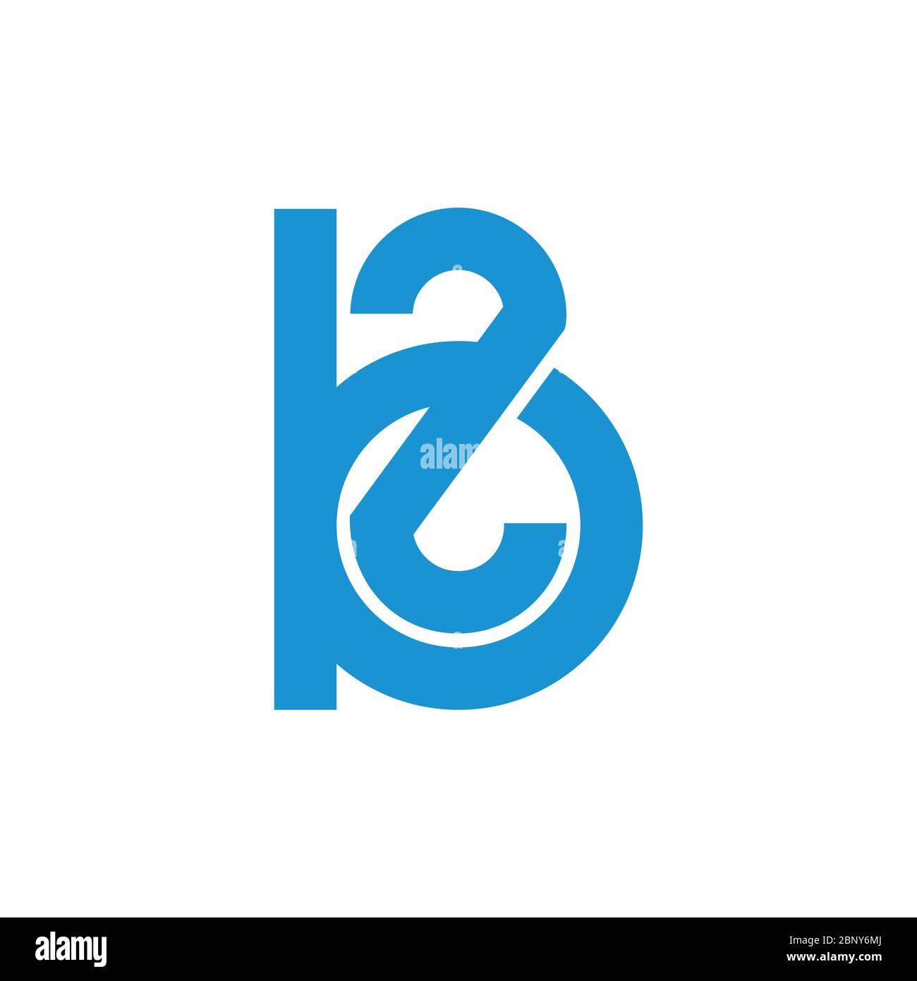 letters b2 simple geometric logo vector Stock Vector Image & Art - Alamy