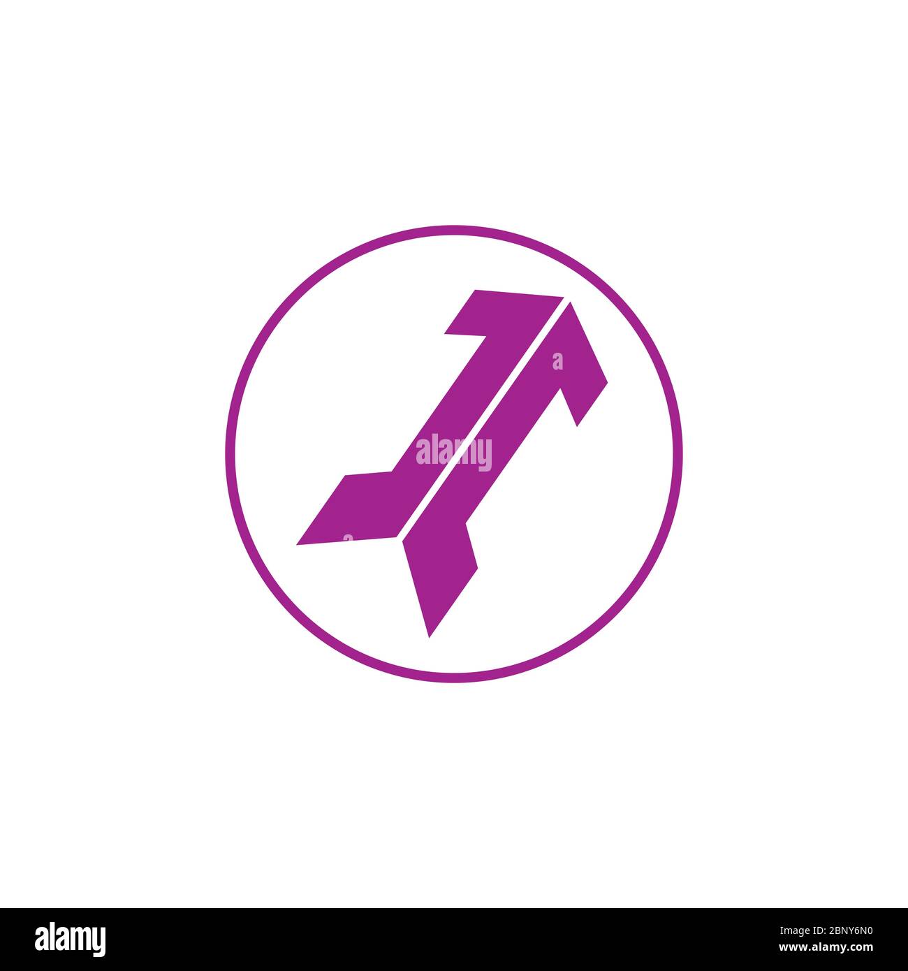 simple geometric arrow logo vector Stock Vector Image & Art - Alamy