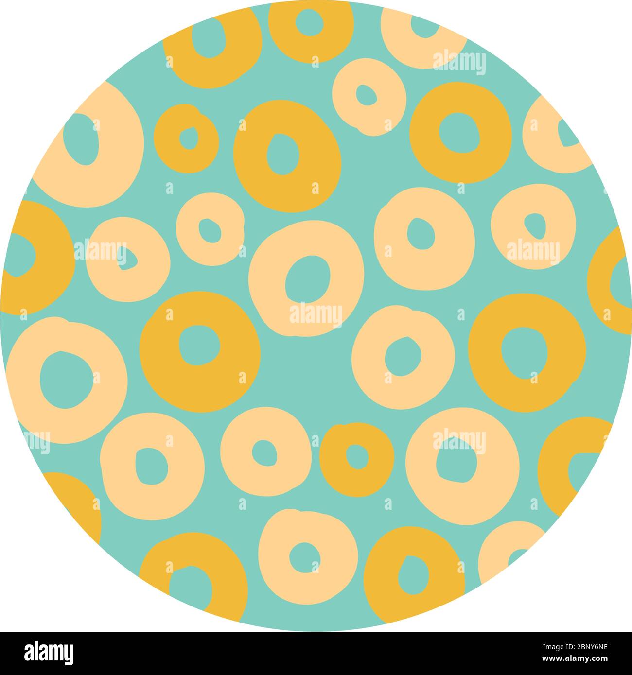 circles organic pattern block style Stock Vector Image & Art - Alamy