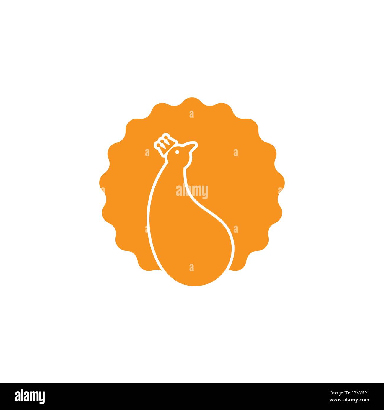 circle swirl peacock symbol logo vector Stock Vector Image & Art - Alamy