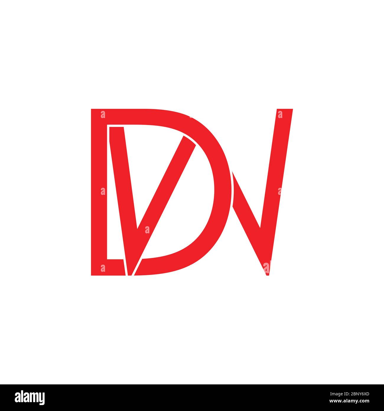 letters dw simple linked logo vector Stock Vector Image & Art - Alamy