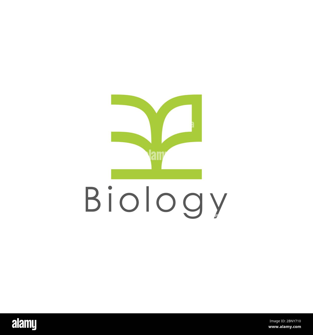 abstract green book leaf plant geometric design symbol vector Stock ...