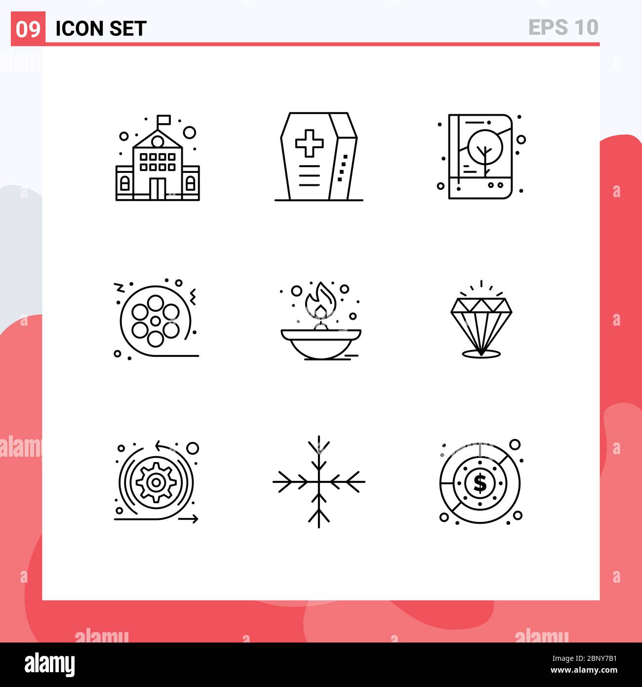 Cover video Stock Vector Images - Alamy